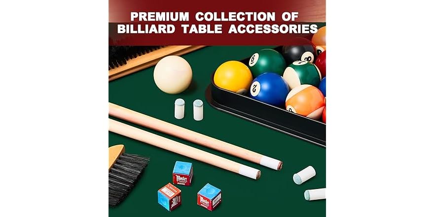 71Pcs Pools Table Accessories Billiards