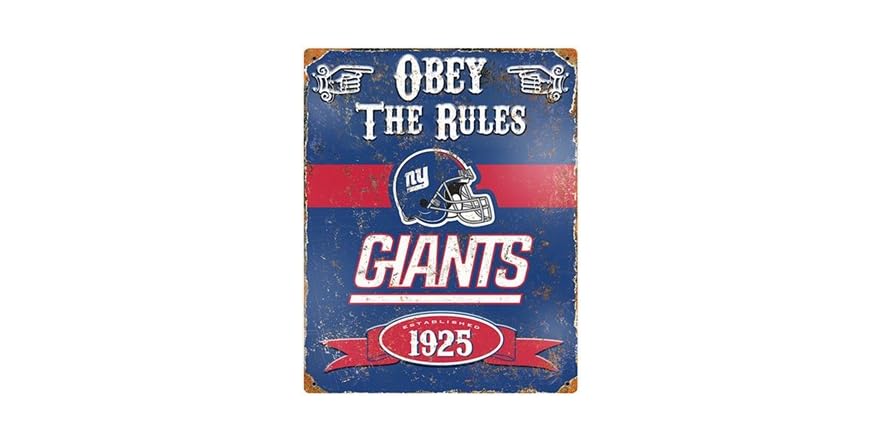 NFL Vintage Metal Signs