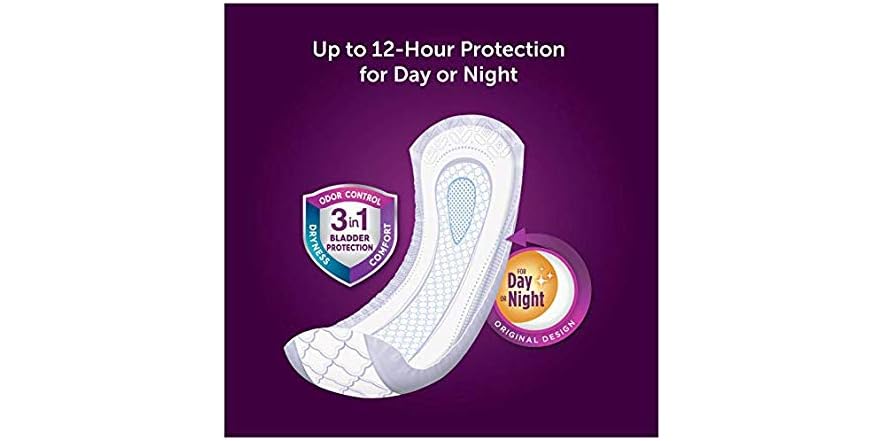Poise Incontinence Overnight Pads…