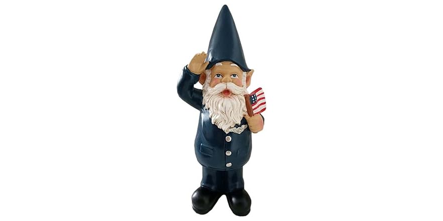 Resin Air Force Gnome