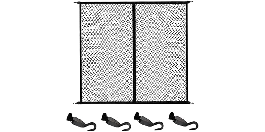 Heavy Duty Cargo Net 48"x 48", Bungee Net