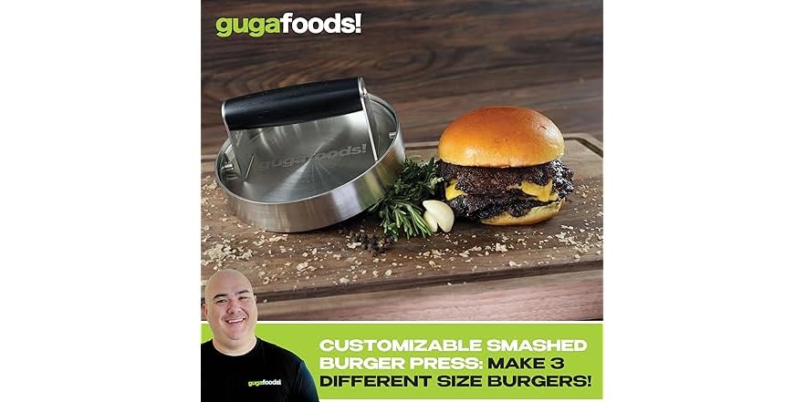 Guga Foods- Adjustable Burger Press