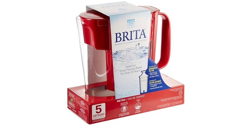 Brita Water Filter Pitcher, 5 Cup