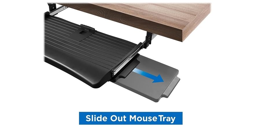 Under Desk Keyboard and Mouse Drawer