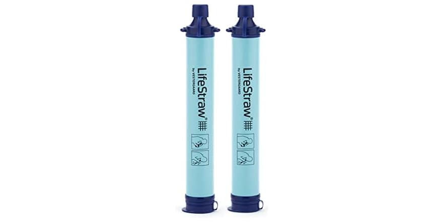 LifeStraw Water Filter Emergency 2-Pack