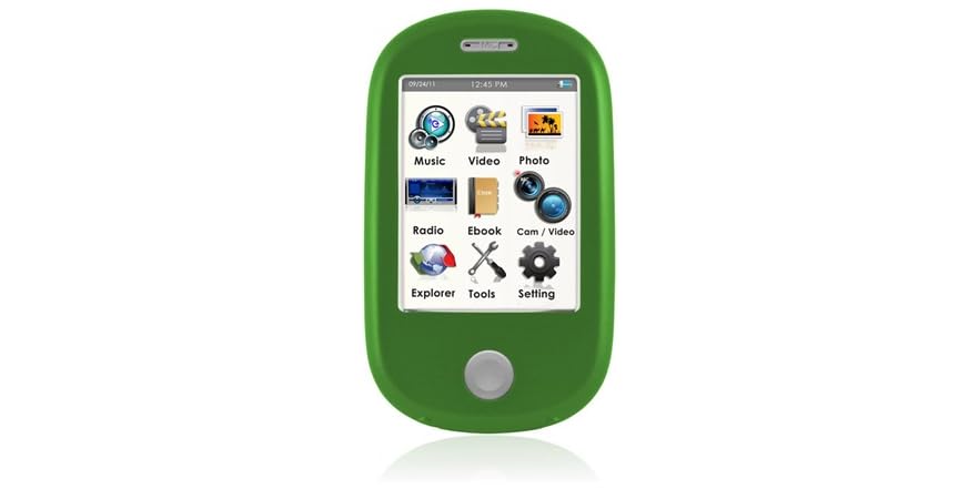 8GB 3" Touch MP3 Video Player - Green