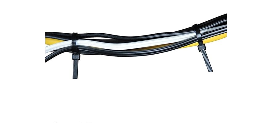 200pcs Self-Lock 6" Cable Wire Kit, 2 Pk