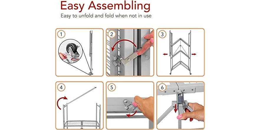 Origami Storage Shelves on Wheels