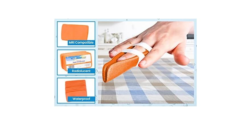 Primacare IS-5202 (Pack of 10) Padded Aluminum Finger Splints