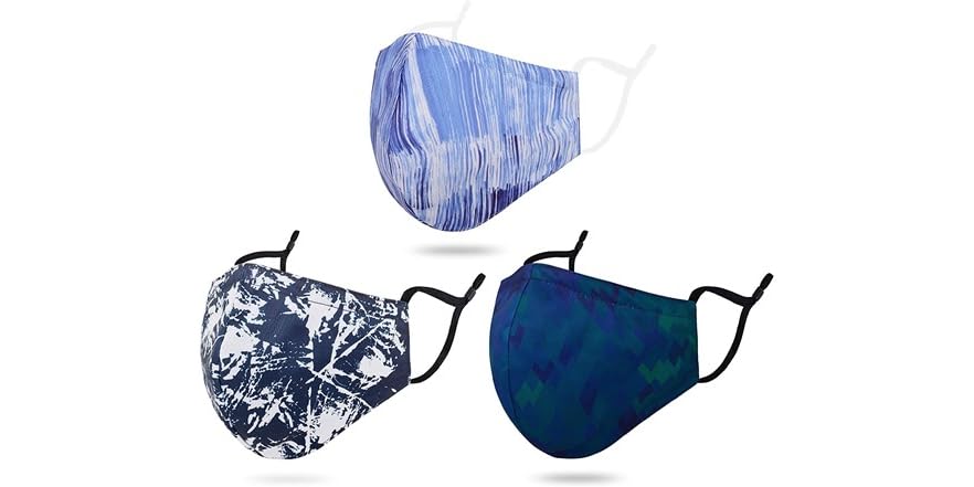 Adjustable Reusable Face Masks (3-Pack)