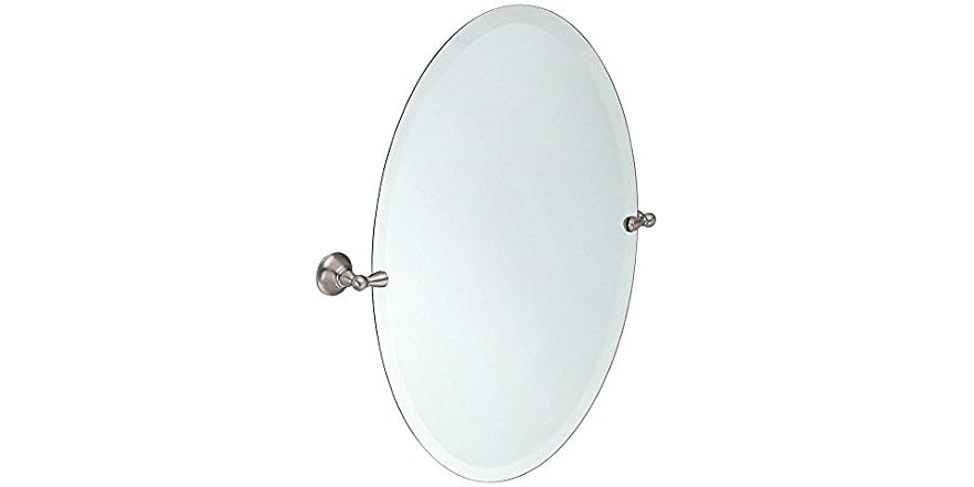 Bathroom Oval Tilting Mirror