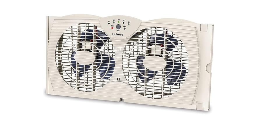HOLMES Dual Blade Digital Window Fan