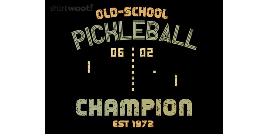 Old-School Pickleball Champion