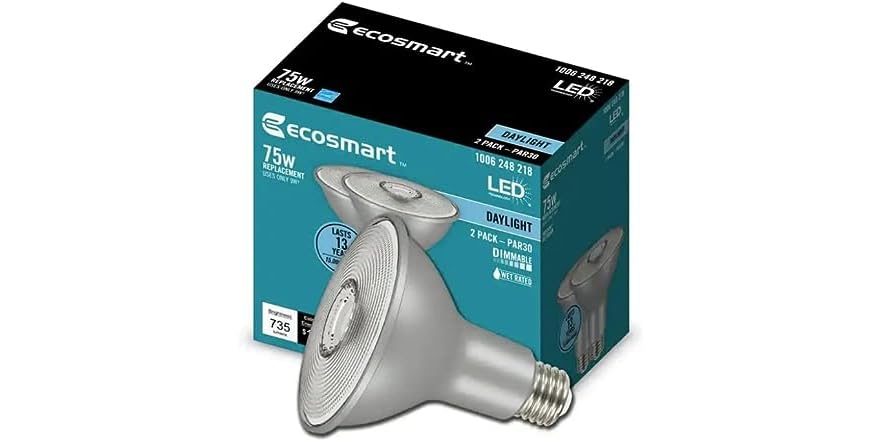 75-Watt Dimmable PAR30 LED Flood Light (2-Bulbs)