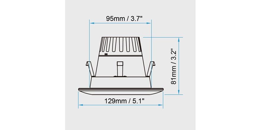 SGL Recessed Light, 12 Pack