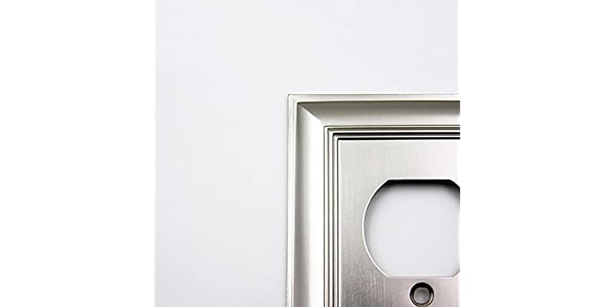 Allen and Roth Single Duplex Wall Plate