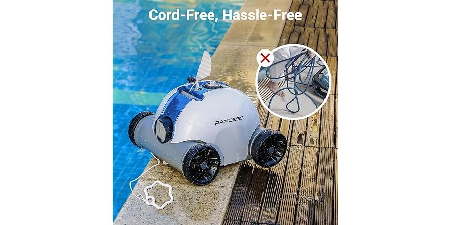 Rock & Rocker Cordless Robotic Pool Cleaner