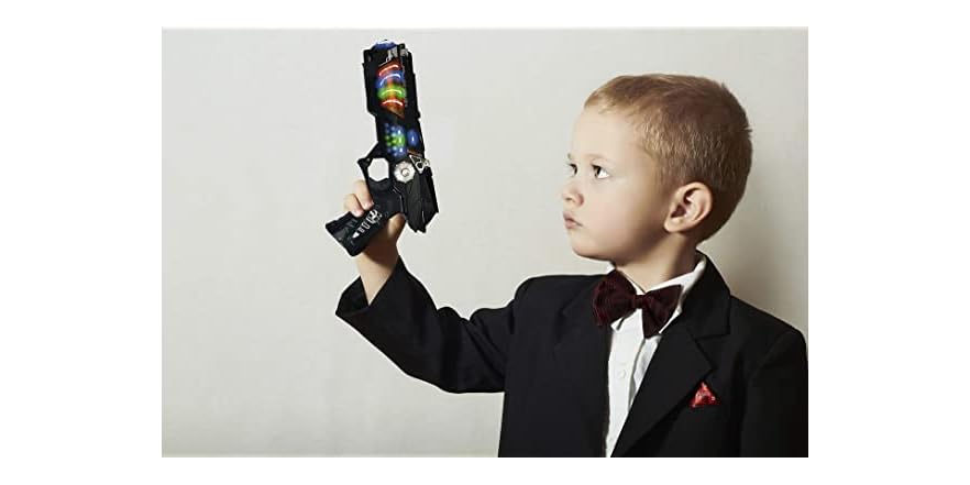 Toy Space Gun Blaster with Flashing LEDs and Sounds