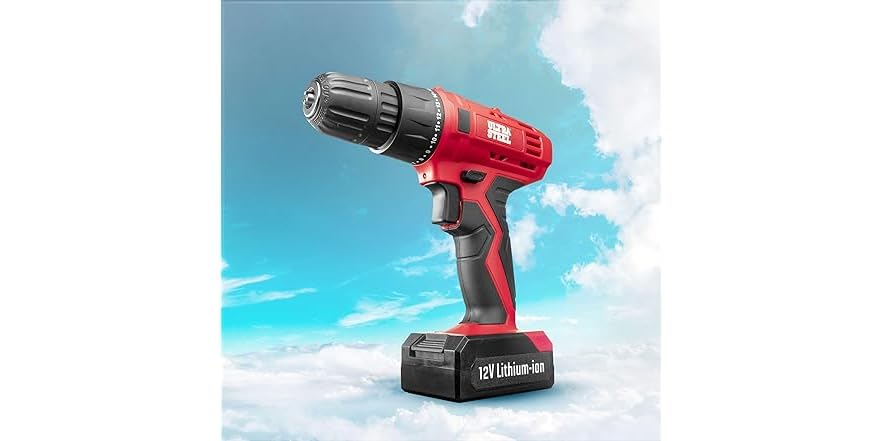 Ultra Steel 12V 3/8” Cordless Drill Driver Kit