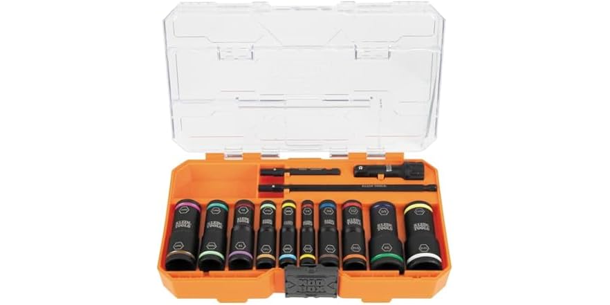 Klein Tools 65239 KNECT Flip-20 Impact Socket Set (Open Box)