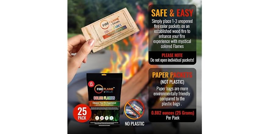 Fireflame Color Changing Packets 25pk