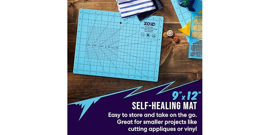 Zoid 9" x 12" Self-Healing Cutting Mat