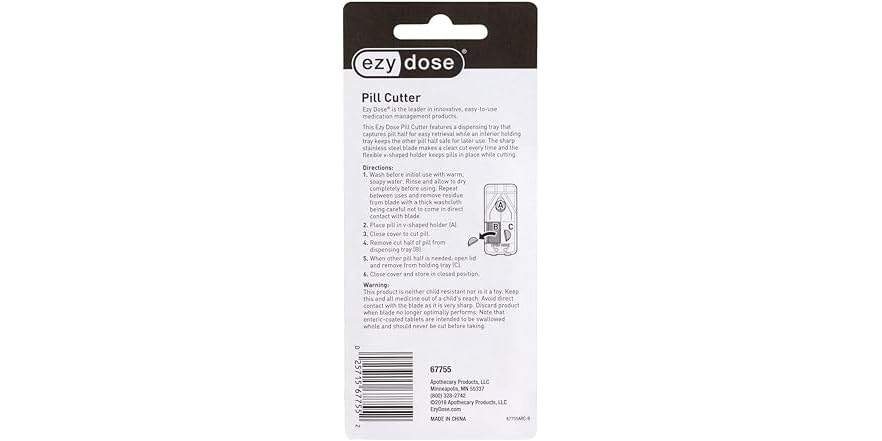 EZY DOSE Pill Cutter Blue