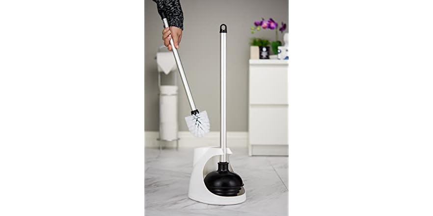 NEIKO Toilet Plunger with Holder