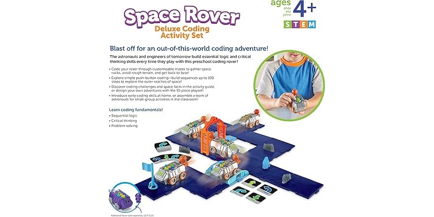 Space Rover Deluxe Coding Activity Set
