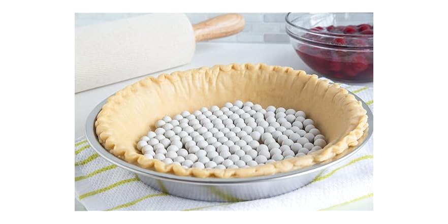 Fox Run Ceramic Pie Crust Baking Container