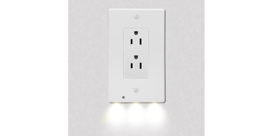 5-Pack Outlet Cover w/ Built-In LED Night Light