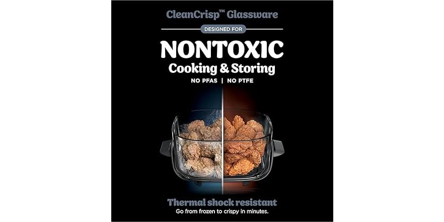 Ninja Crispi 5-in-1 Portable Glass Air Fryer
