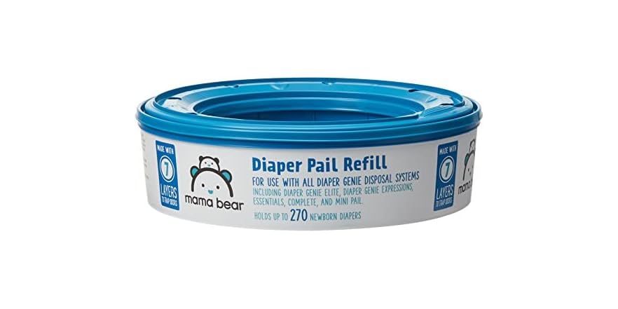 Diaper Pail Refills for Diaper Genie Pails, 270 Ct