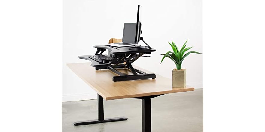 Black 33" Desk Riser