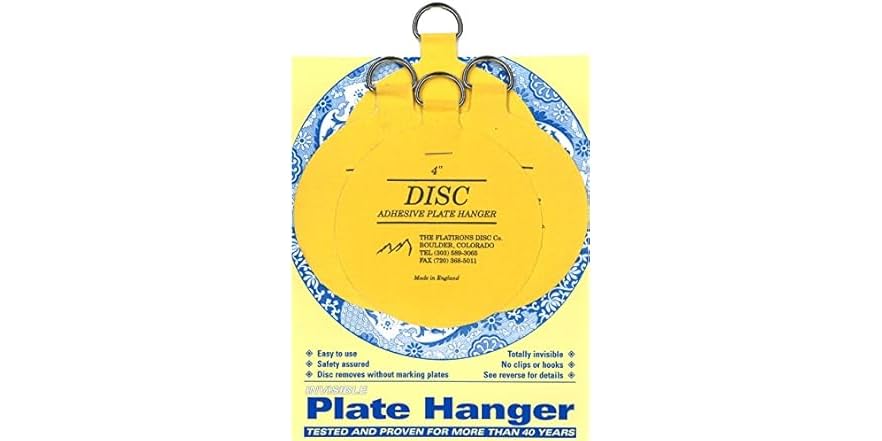 Large Plate Hanger Set (4-4 Inch Hangers)