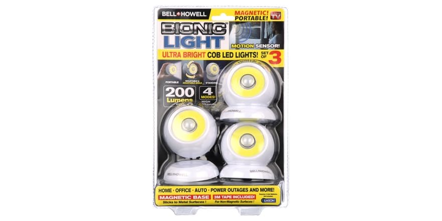 3, 6 or 9-Pk Bionic Ball LED Lights