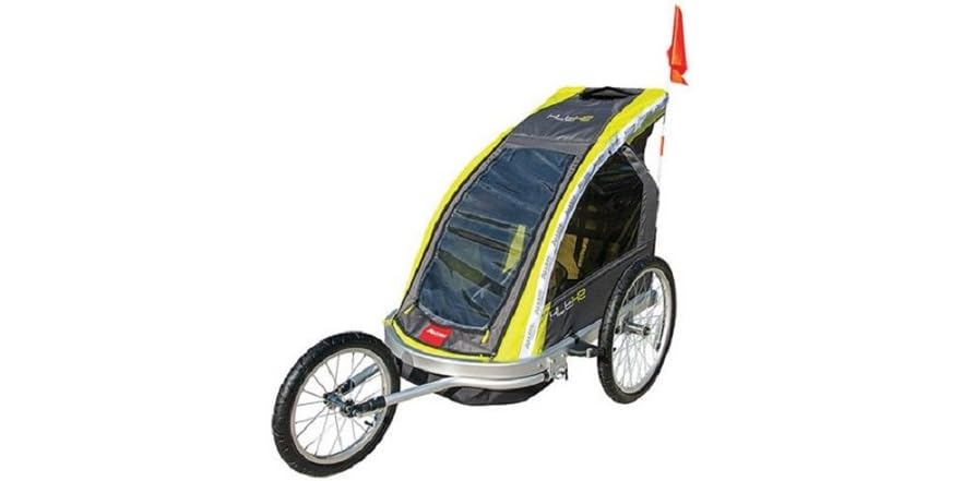 Allen Sports Premier 2-Child Aluminum Bike Trailer/Stroller