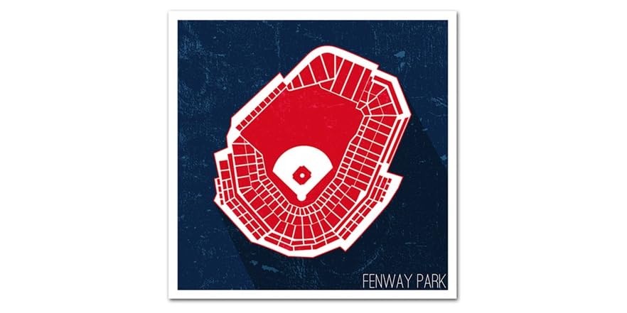 MLB Stadium Seating Map Poster, 2 Sizes