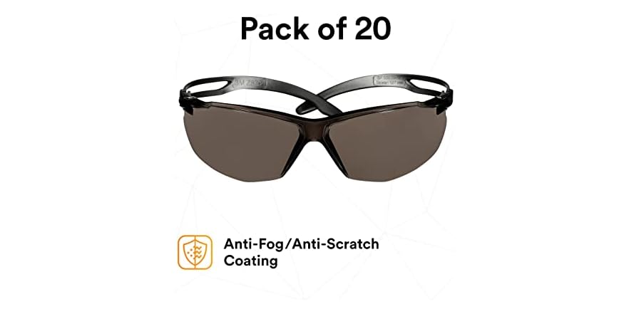 3M Safety Glasses, SecureFit 500 Series