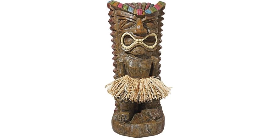 Design Toscano Pau Hana Hawaiian Tiki Totem Statue