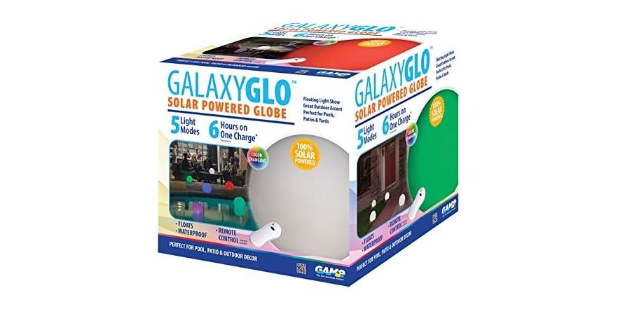 Solar Waterproof Color Changing Globe