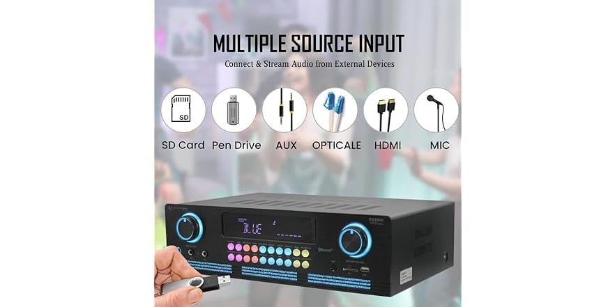 Technical Pro Dual-Channel Pro Amplifier 3000W