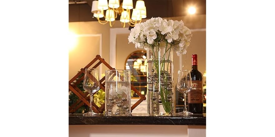 150 Pcs Faux Pearls Vase Fillers