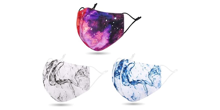 Adjustable Reusable Face Masks (3-Pack)