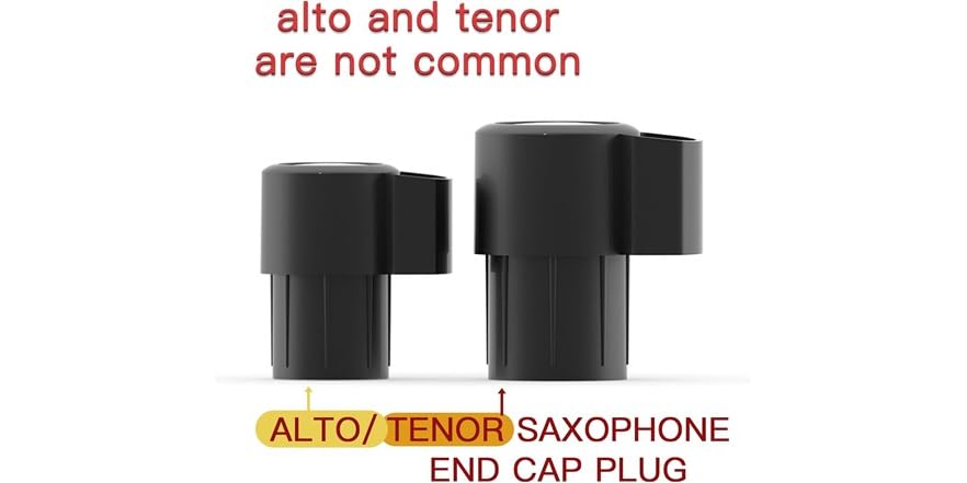 4 Pack Alto Saxophone End Cap Plug