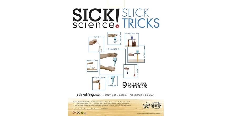 Be Amazing! Toys Sick Science Slick Tricks