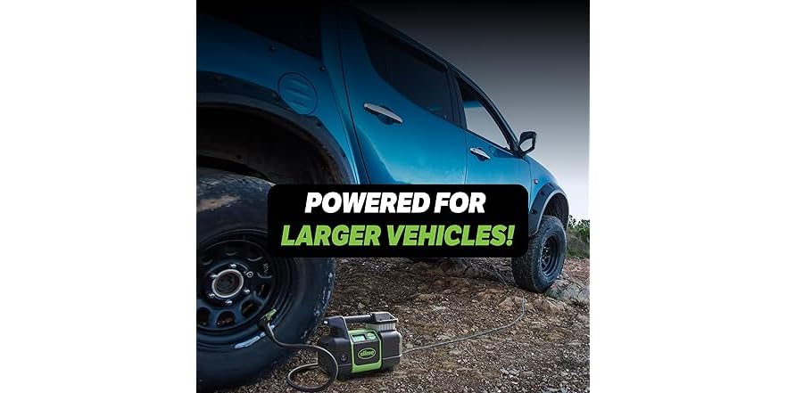 Slime 40063 Tire Inflator, Portable Air Compressor
