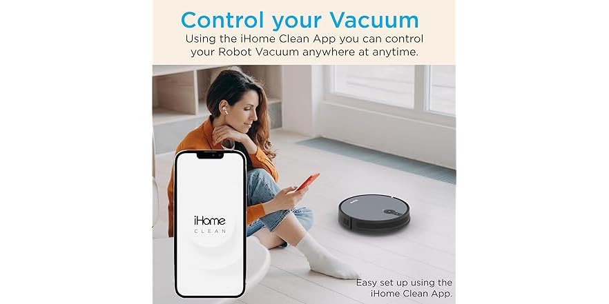 iHome AutoVac Juno Robot Vacuum
