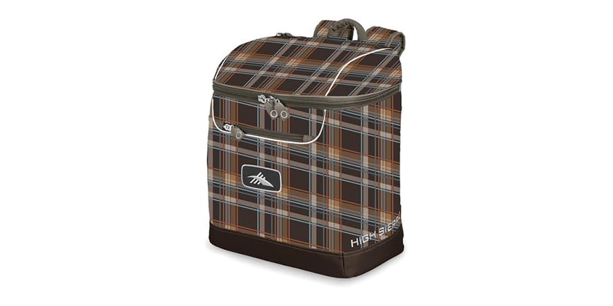 Bucket Boot Bag - Plaid/Espresso
