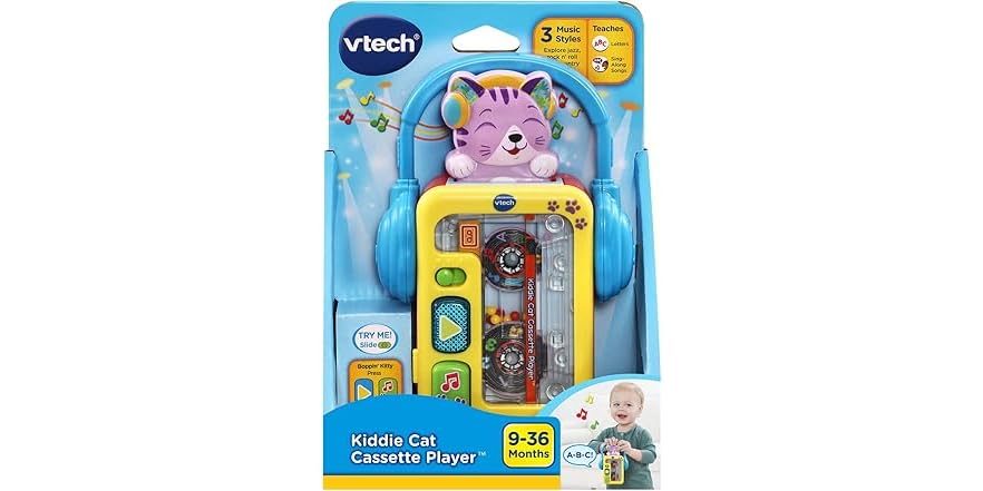 VTech Kiddie Cat Cassette Player